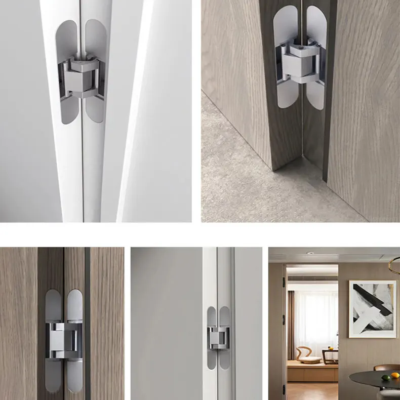 Soruda 3D Concealed Hinges Adjustable Cabinet Door Hinges Concealed ...