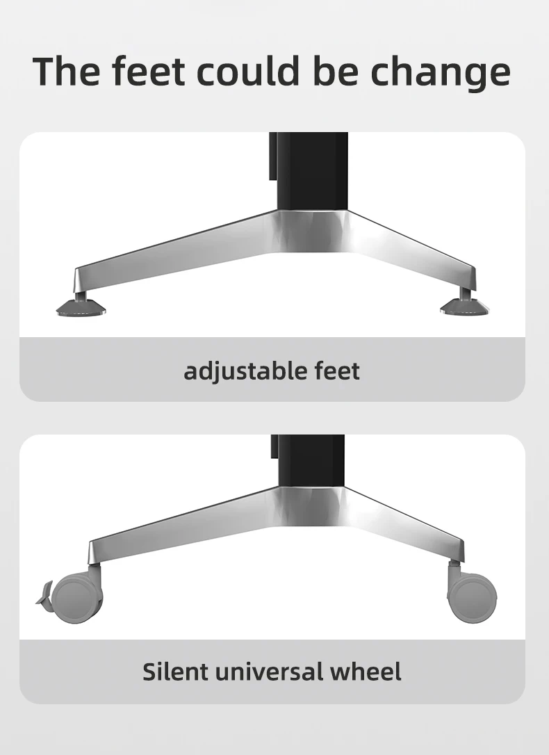 Hand Control Modern Office Desk Office Table Adjustable Lifting ...