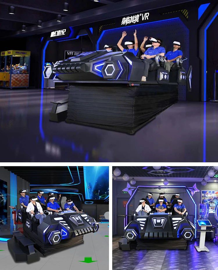 Indoor Game Machine Roller Coaster Shooting VR Platform