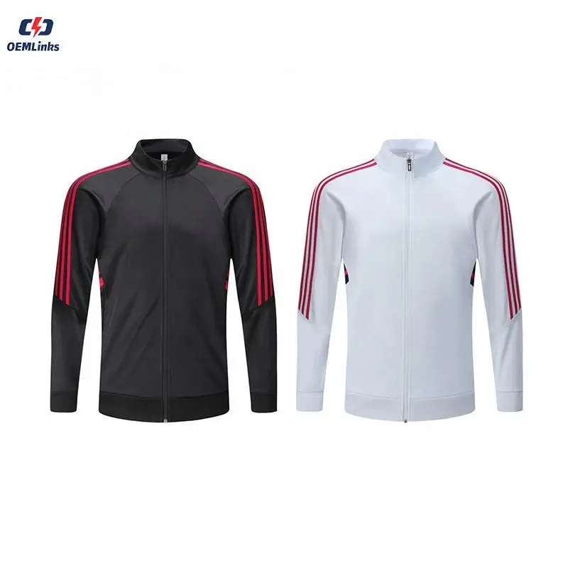 Custom Latest Soccer Jersey Design Tracksuit Juniour Full Soccer Zipper ...