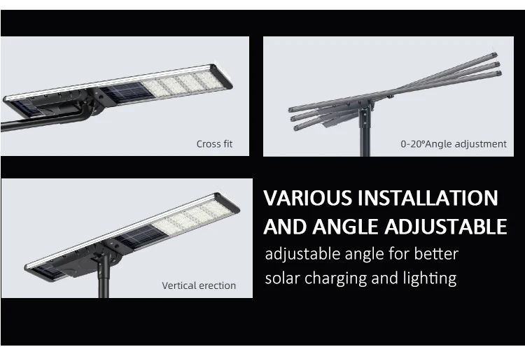5-year Warranty Warm White Solar Street Lights with Li Battery