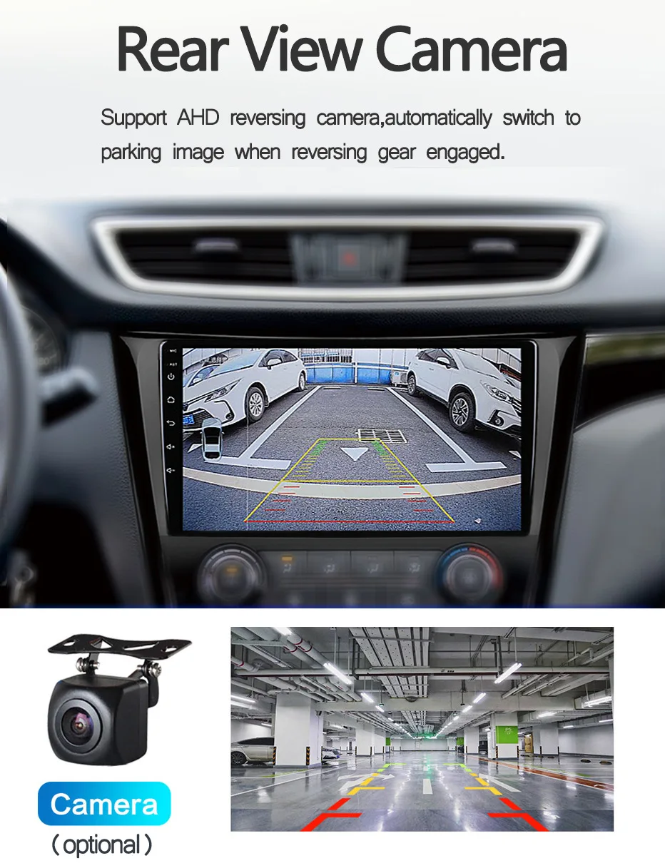 Universal Gps Rear Camera 1 Din 7'' 9'' 10'' Ips Touch Screen Wifi ...