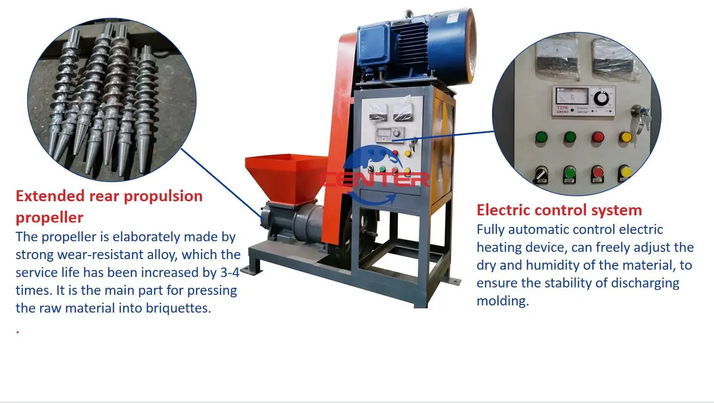 Sawdust Biomass Briquette Making Machine - High Efficiency
