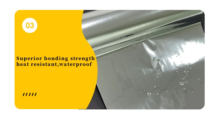 Low Price PET Lamination Film Silver Metallized Laminating Wet Film ...