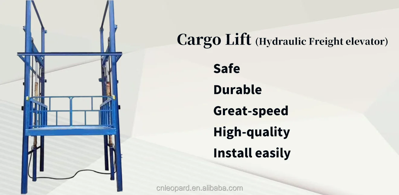 Hydraulic Vertical Cargo Lift Platform for Warehouses Used for Cargo ...