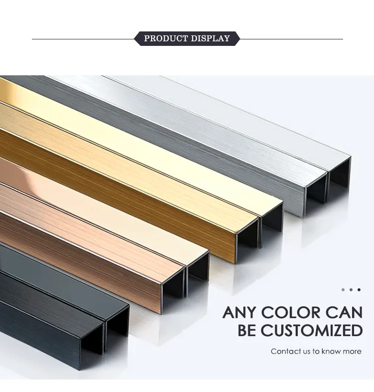 Aluminium U Shaped Edge Trim - Durable & Versatile Solutions