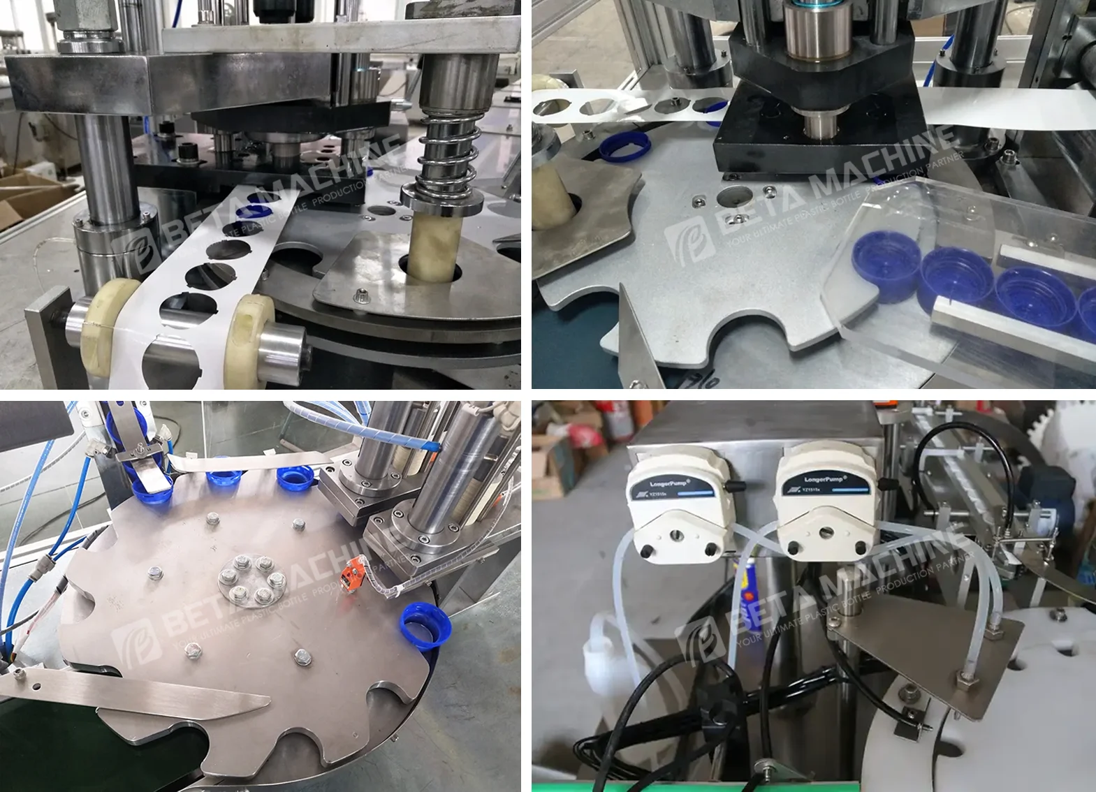 Automatic Plastic Cap Lining Machine Aluminium Foil Wad Inserting ...