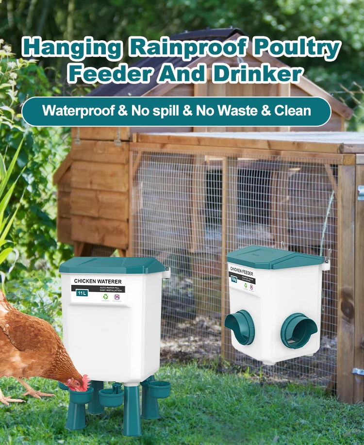 7L 11L Automatic Chicken Waterer Plastic Drinkers - OEM | Wholesale