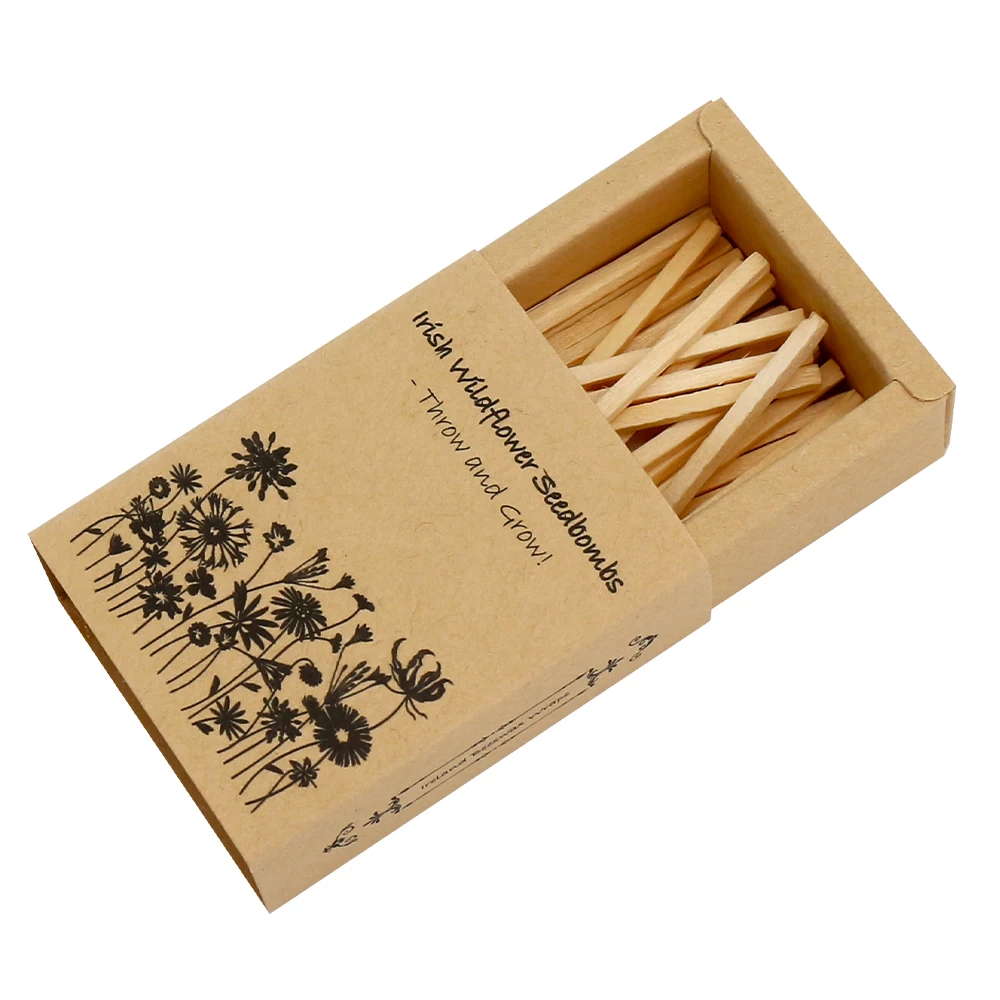 Wholesale Paperboard Custom Recyclable Kraft Paper Matchbox Packaging ...