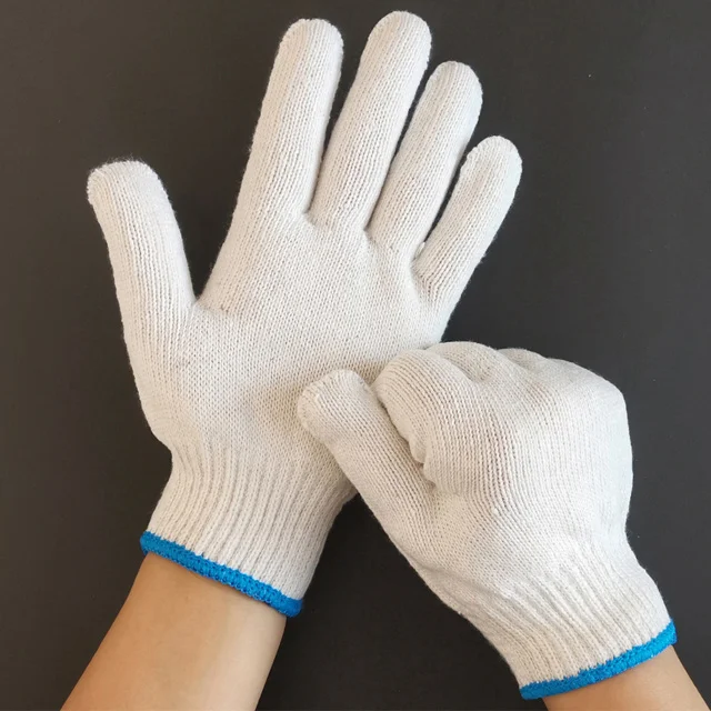 White Color Of Thread Cotton Yarn Knitting Thread Gloves Labor ...