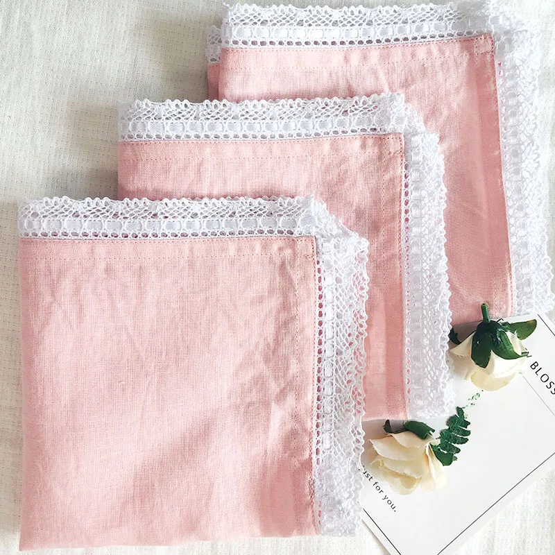 Wholesale Cheap 100% Pure Linen Napkins with Custom Designs