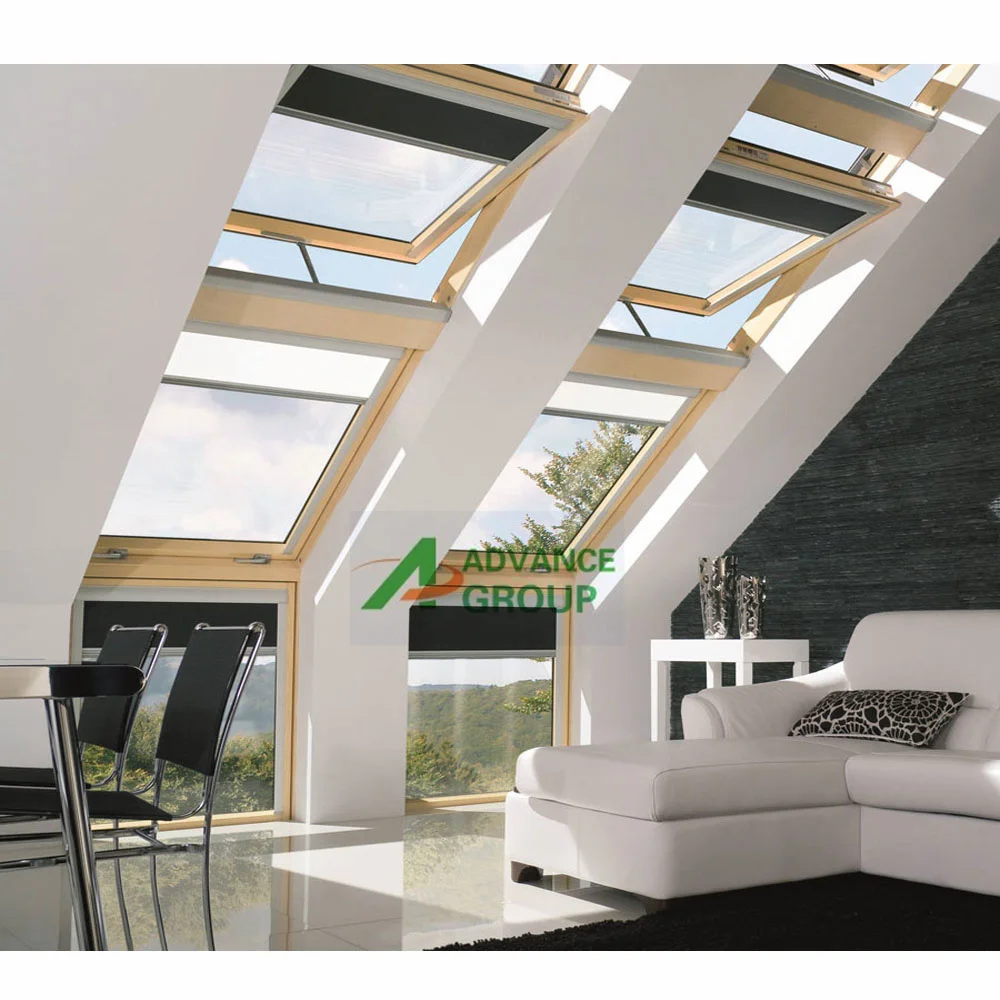 2024 Glazed Glass Roof Access Hatch Hinged Walk-in Motorized Skylight ...