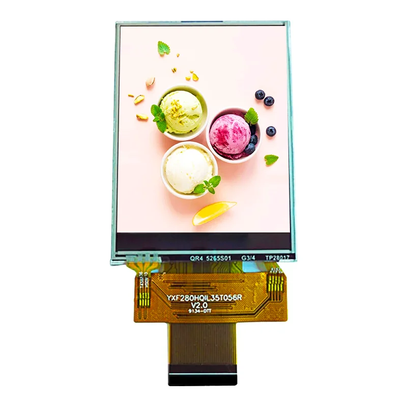 2.8 inch 240*320 SPI /RGB/MCU custom 350 nits TFT LCD display screen ...