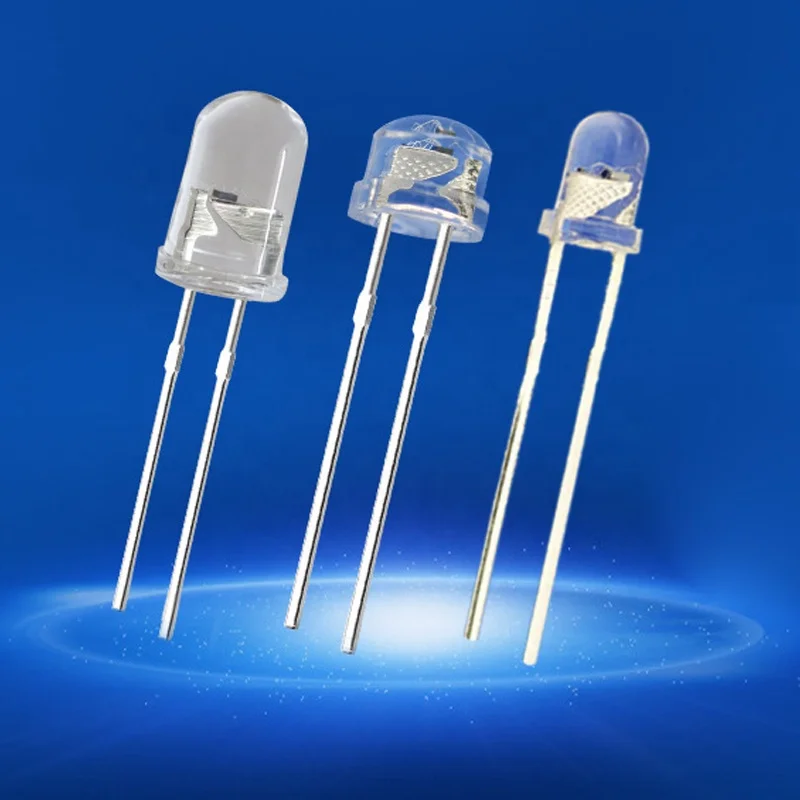 10mm Round Shape 2 Pin Rgb Slow And Fast Flashing Led Light Diode - Buy ...