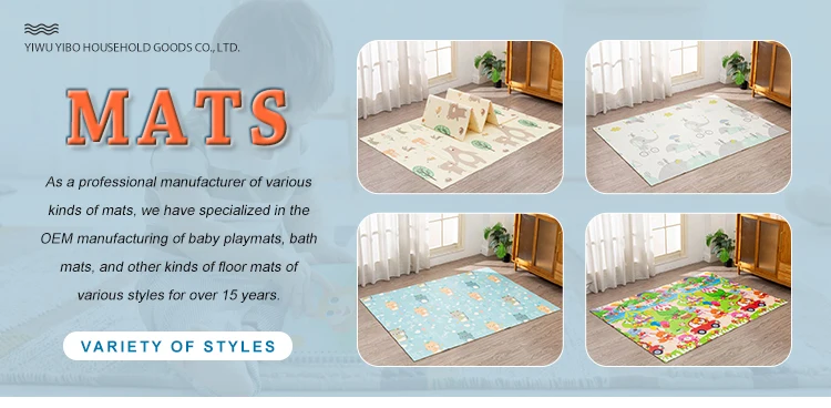 Cartoon Pattern Eco-friendly Material Playmat Baby Soft High Elasticity ...