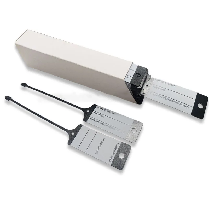 Self-locking Plastic Key Tag, Mechanic Service Auto Key Tags, Auto Key ...