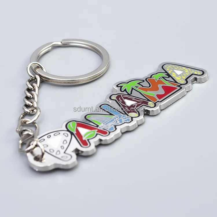 Promotion Enamel Metal Personal Custom Travel Souvenir Keychain Panama ...