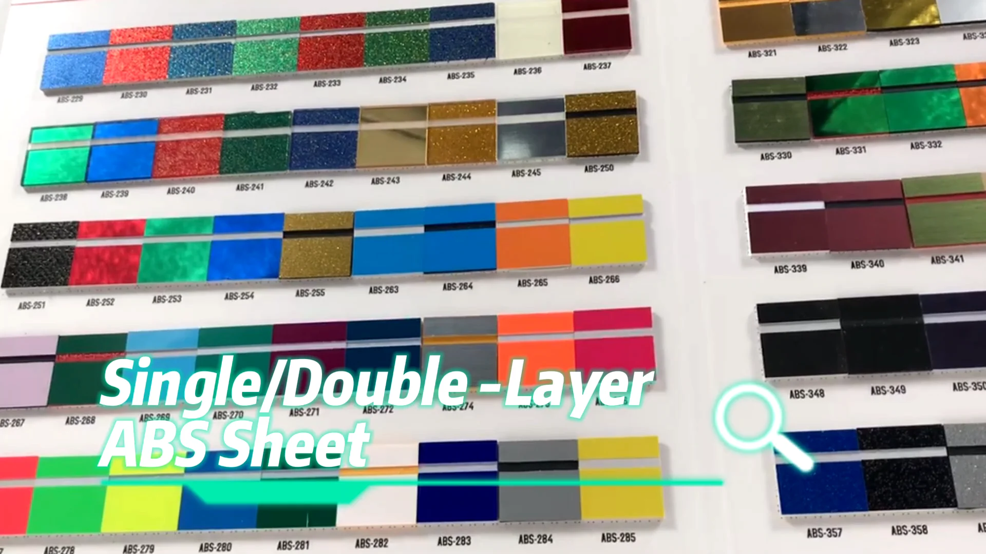 Abs Double Color Plastic Sheet 2 Layer Colors Engraving Blank Materials ...