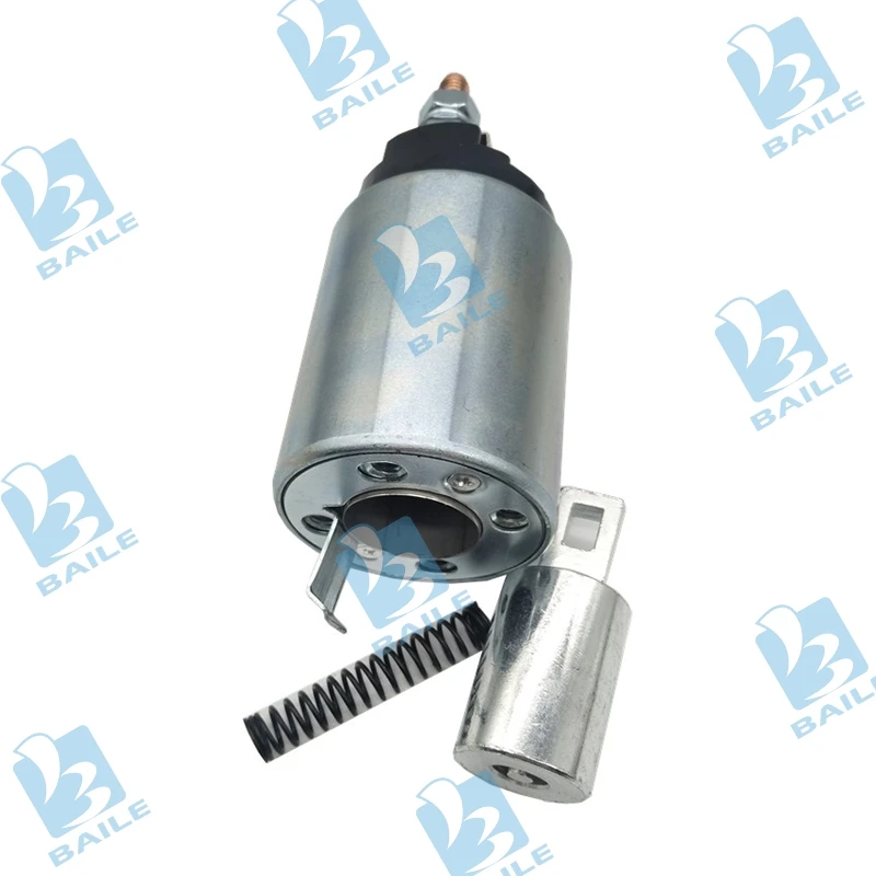 Excavator Solenoid Valve Diesel Engine Part Fuel Shutoff Solenoid 4d31 ...