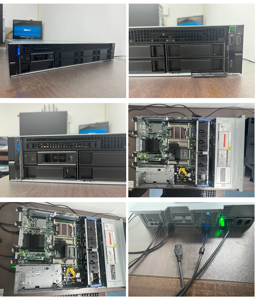 Poweredge R750xs 4314 2.4ghz 16core 24m-cache 1p 16g Ddr4-3200 8lff 2*2tb H355 Nic 1g-2port 800w ...