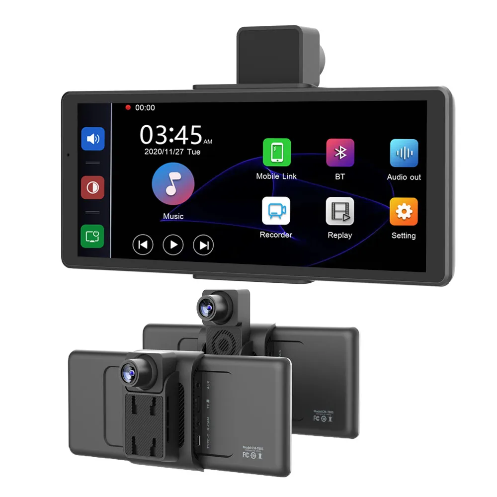 4k Carplay 8' Touch Screen Portable Universal Wireless Carplay Android ...