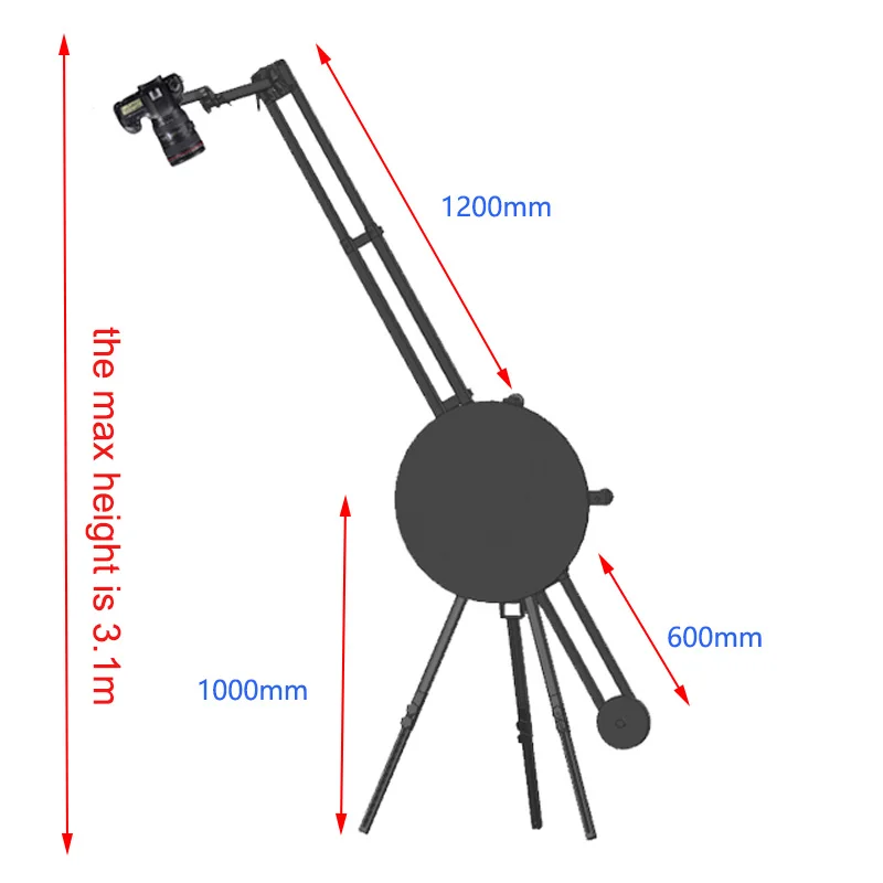 Carbon Fiber 360° Rotating Photo Booth Turntable & Rotatable Camera ODM