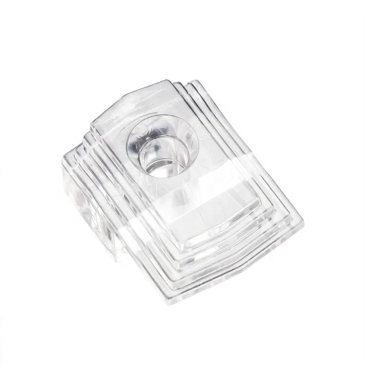 3mm 6mm Clear Plastic Mirror Mount Clips Plastic Mirror Buckle Glass ...