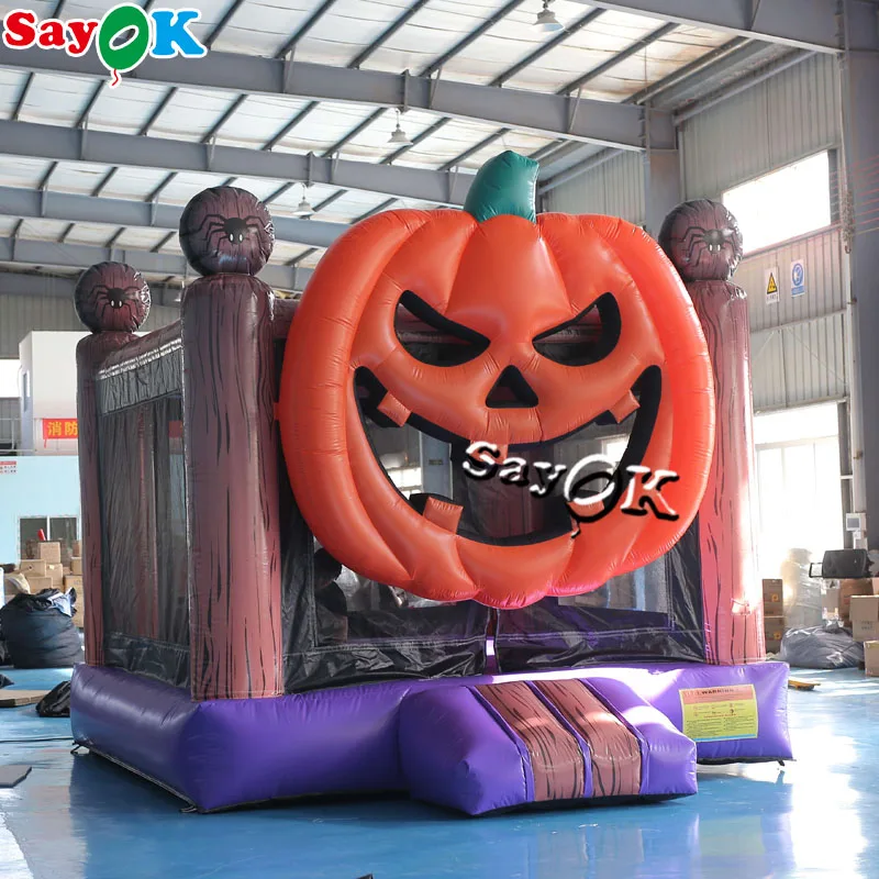 Sayok Oem Kids Inflatable Pumpkin Jumping Bounce Halloween Pumpkin ...