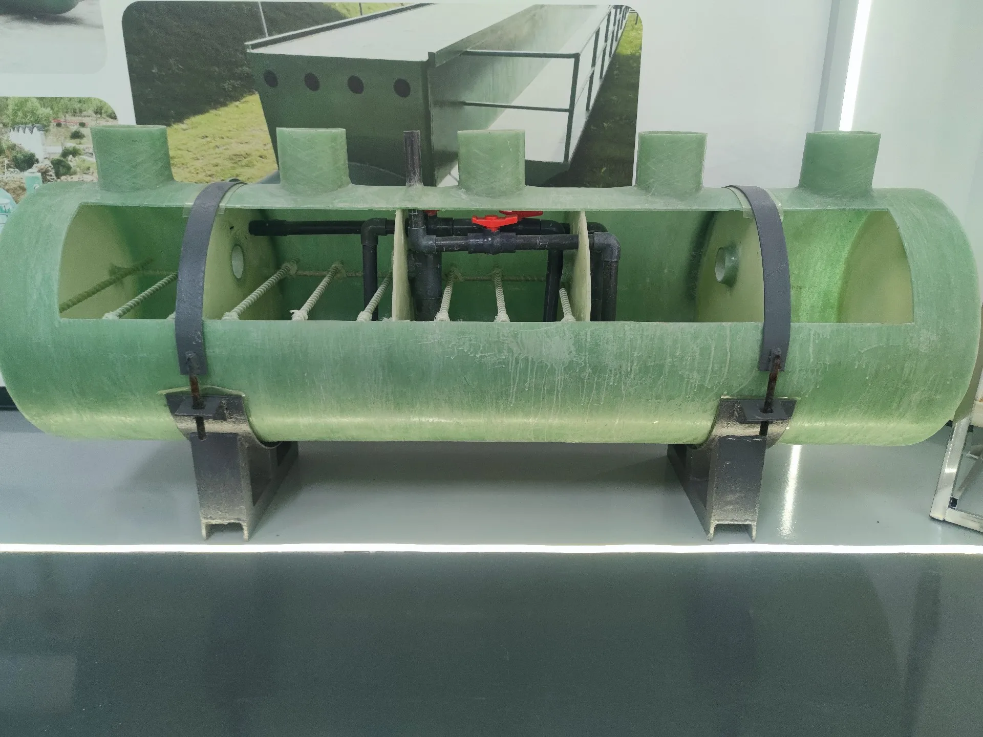 New Zhongtian FRP Fiberglass Storage Tank for Resin Manufacturing ...