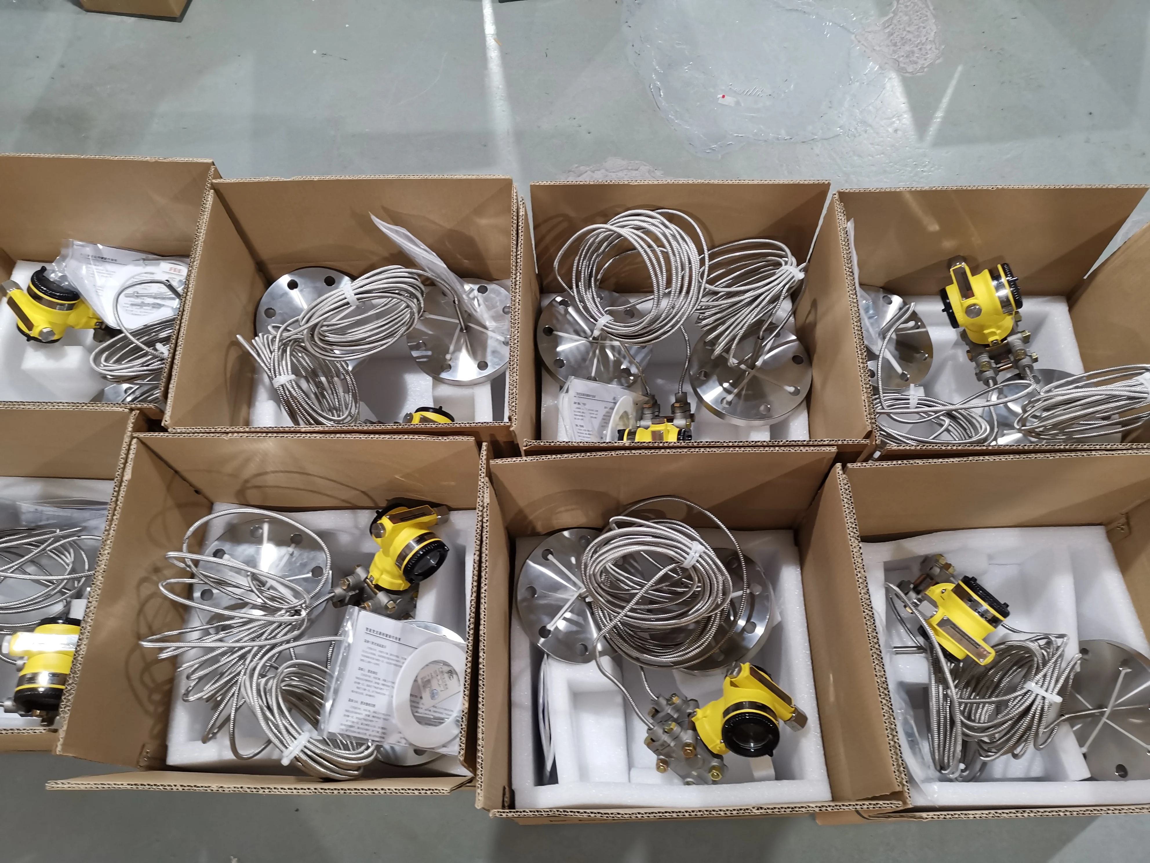 Double Flanges Mount Direct Differential Pressure Level Transmitter ...