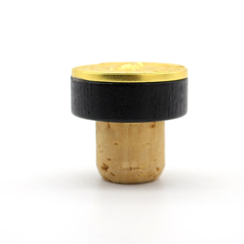 Qianxi Custom Bar Top Cap T Shape Cork Liquor Bottle Stopper
