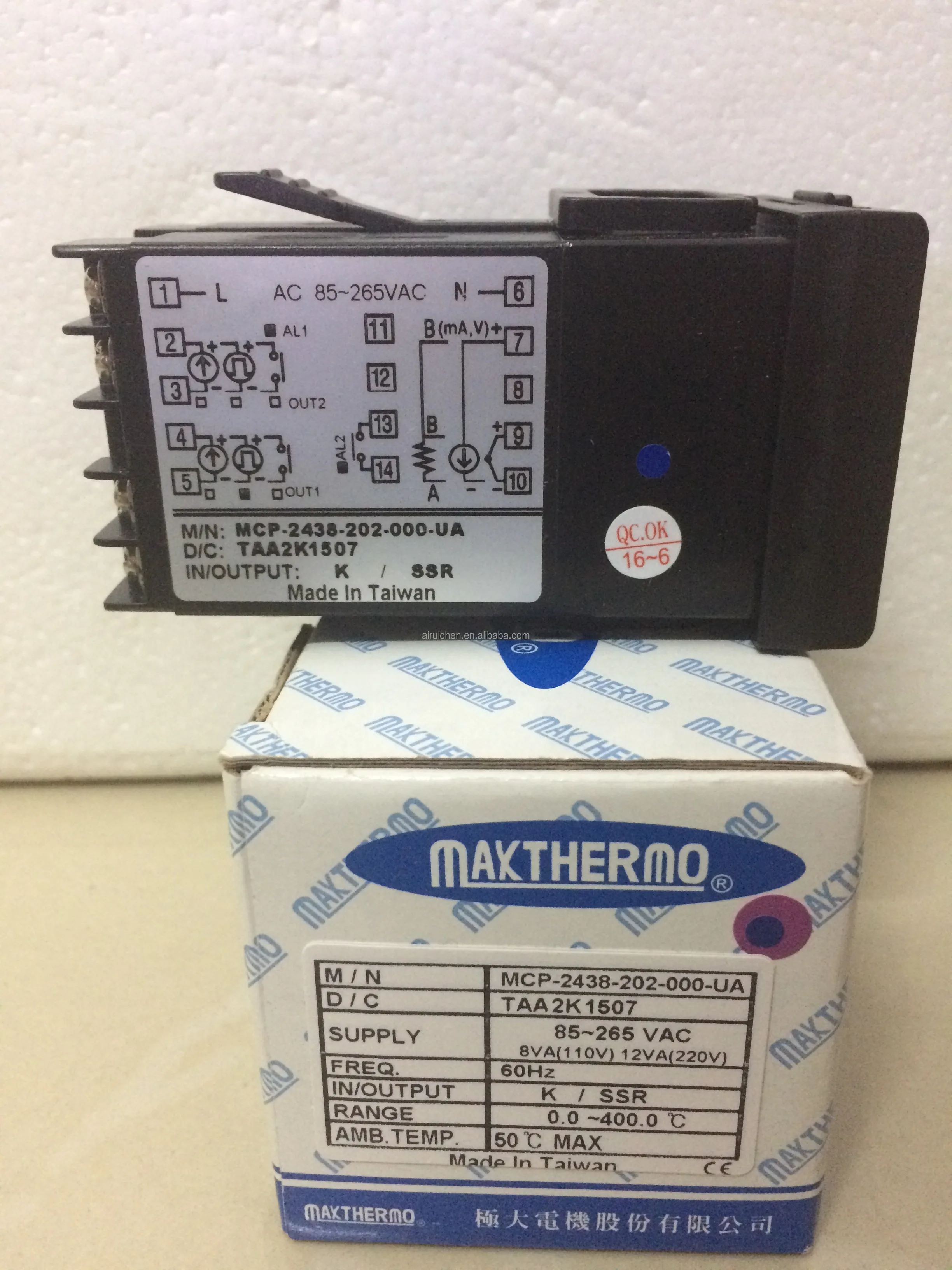 Промышленные Контроллеры Mc2438 Mc-2438 Регулятор Температуры Maxthermo - Buy Регулятор ...