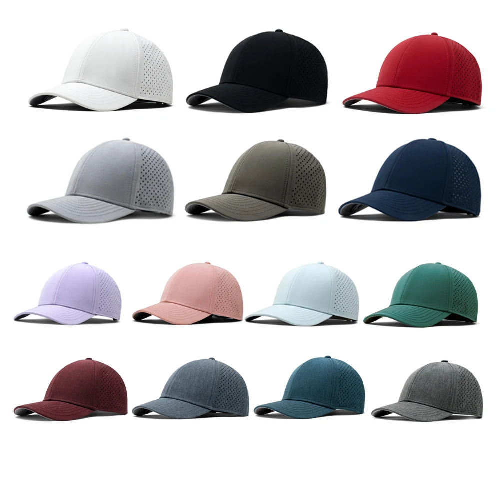 Custom Gorras Laser Cut Holes - Breathable & Waterproof