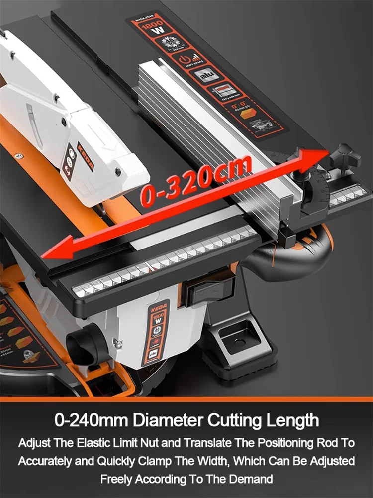 Multifunctional Table Saw - Precision Woodworking Tool