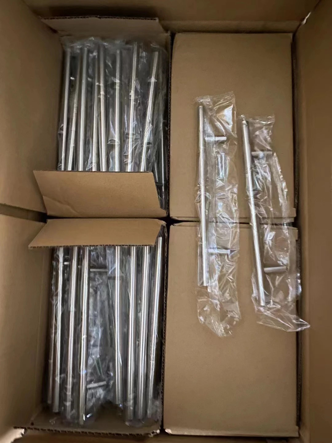 320 Aluminium Stainless Steel T Bar Handle Cupboard Drawer New Design ...