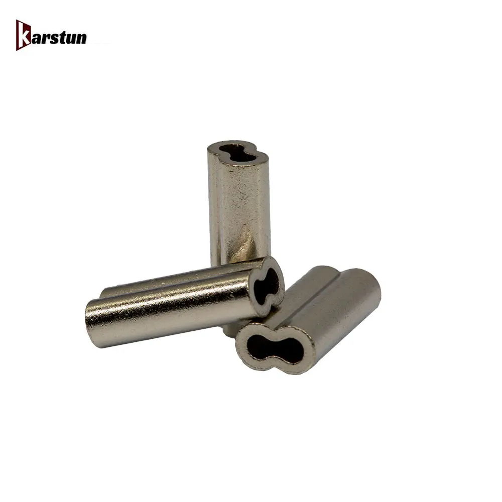 Copper Double Barrel Cable Ferrule Crimps - Durable & Efficient