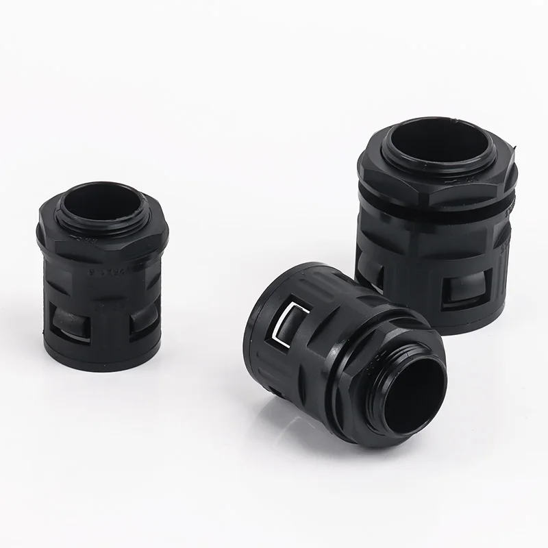 Hot Selling Ad21.2 M24*1.5 Bellows Straight Connector M Nylon 66 Corrugated Pipe Waterproof ...