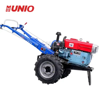 Lisa Chinese Small Farm Walking-tractor-15hp Diesel Engine Hand Walk Behind Walking Tractor Two ...