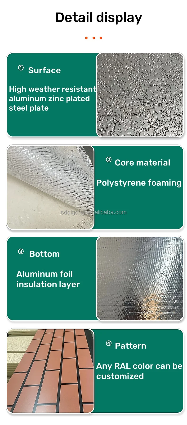 PU Polyurethane Wall Panels - Fire-Resistant & Soundproof