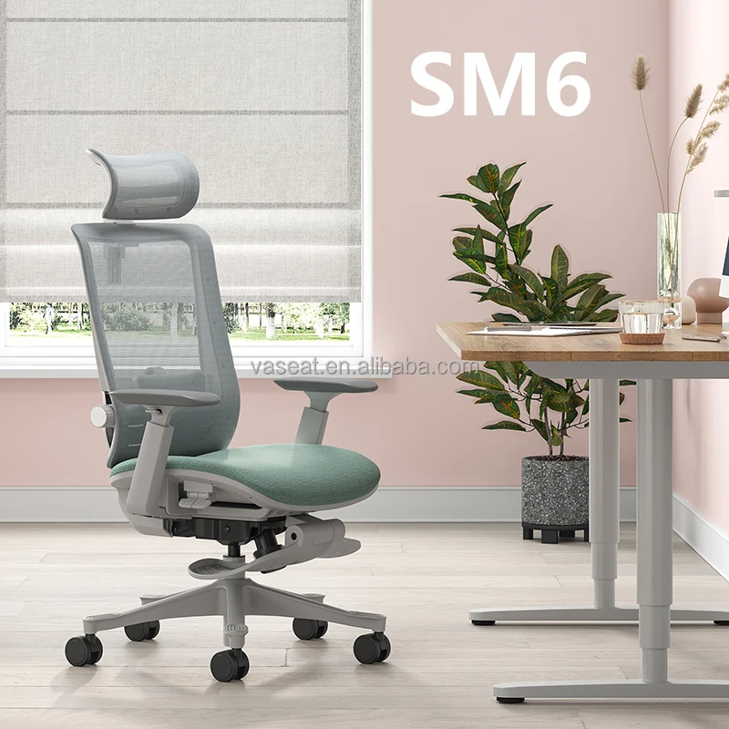 Adjustable Luxury Office Chair Ergonomic Executive Fabric/Metal/PP ...