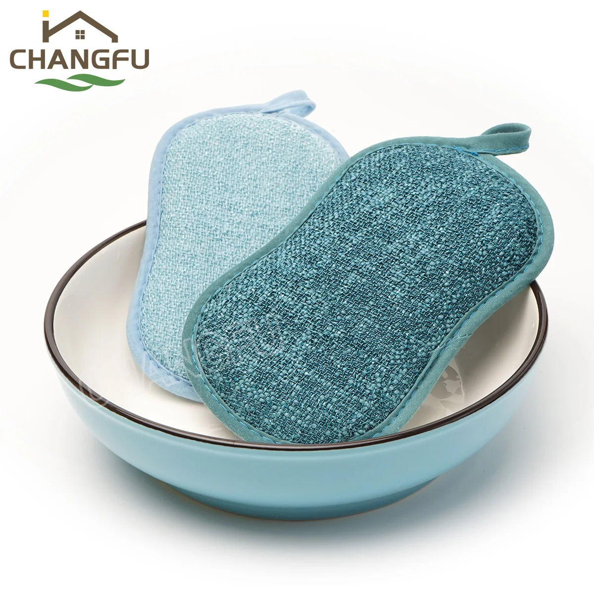 Super Absorbent Microfiber Sponge Washable Kitchen Sponge Dish Sponge ...