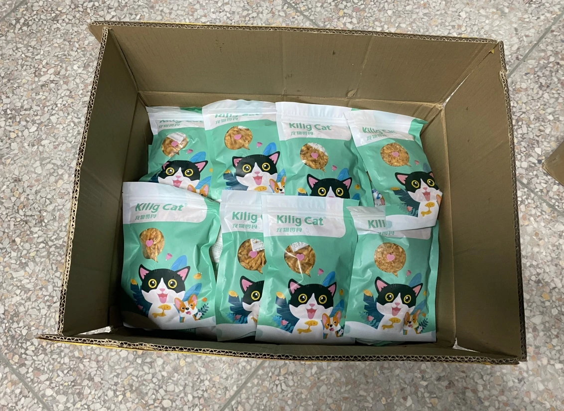 Pet Treats Packaging Bag Cat Treats Pouch Freeze Dried Goat Milk Sticks ...