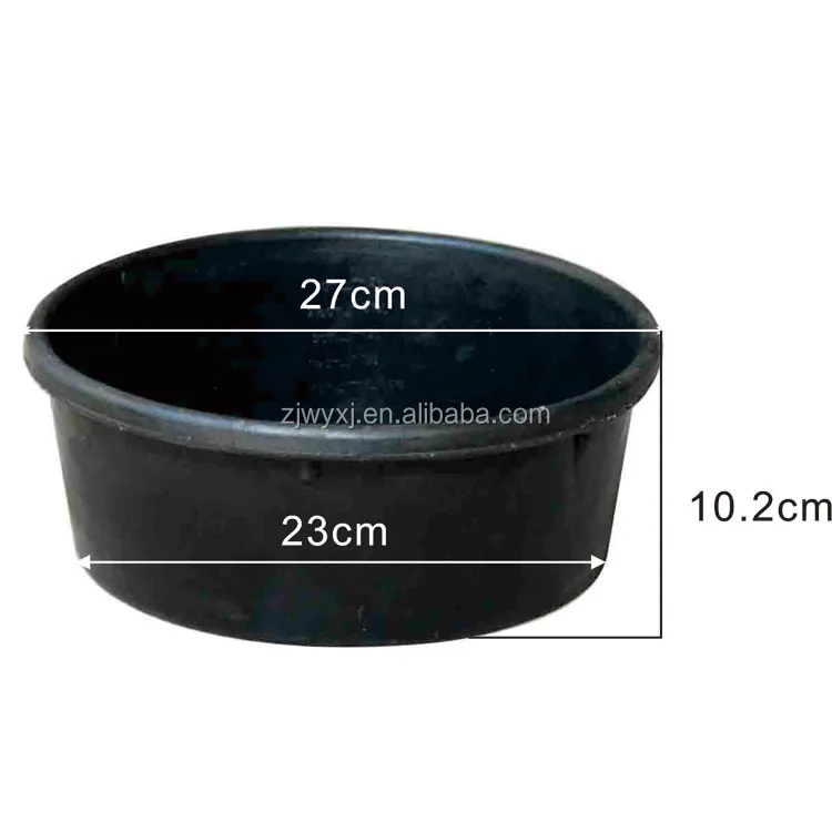 Large Round Rubber Bucket,Synthetic Rubber Horse Feeder Pan&tub ...