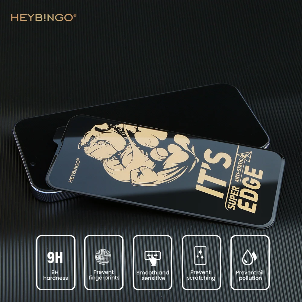 Heybingo Esd 3d 9d Screen Guard Phone Tempered Glass Screen Protectors ...