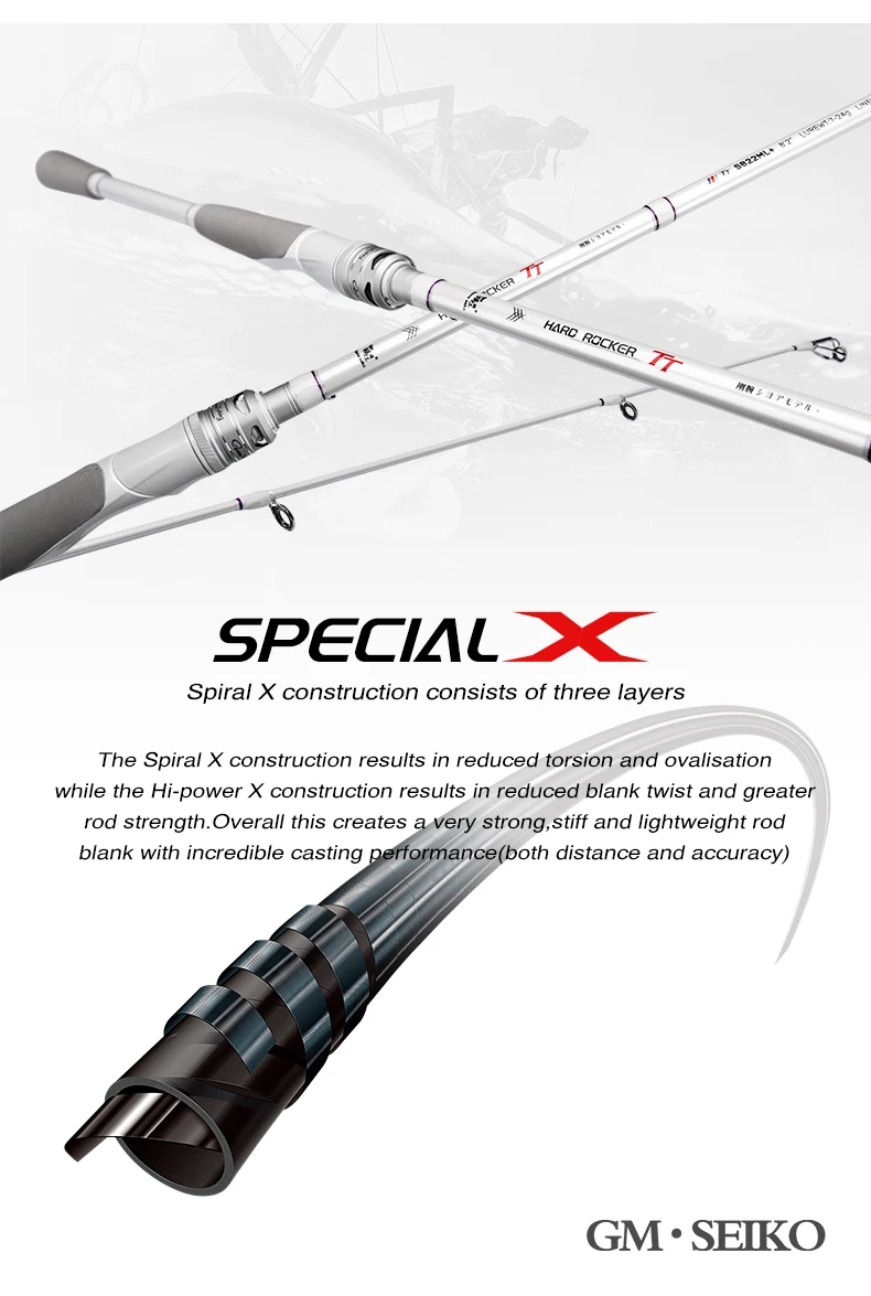 Gama Factory 2.49m Vara De Pesca Carbon Fishing Rods Spinning Tuna ...