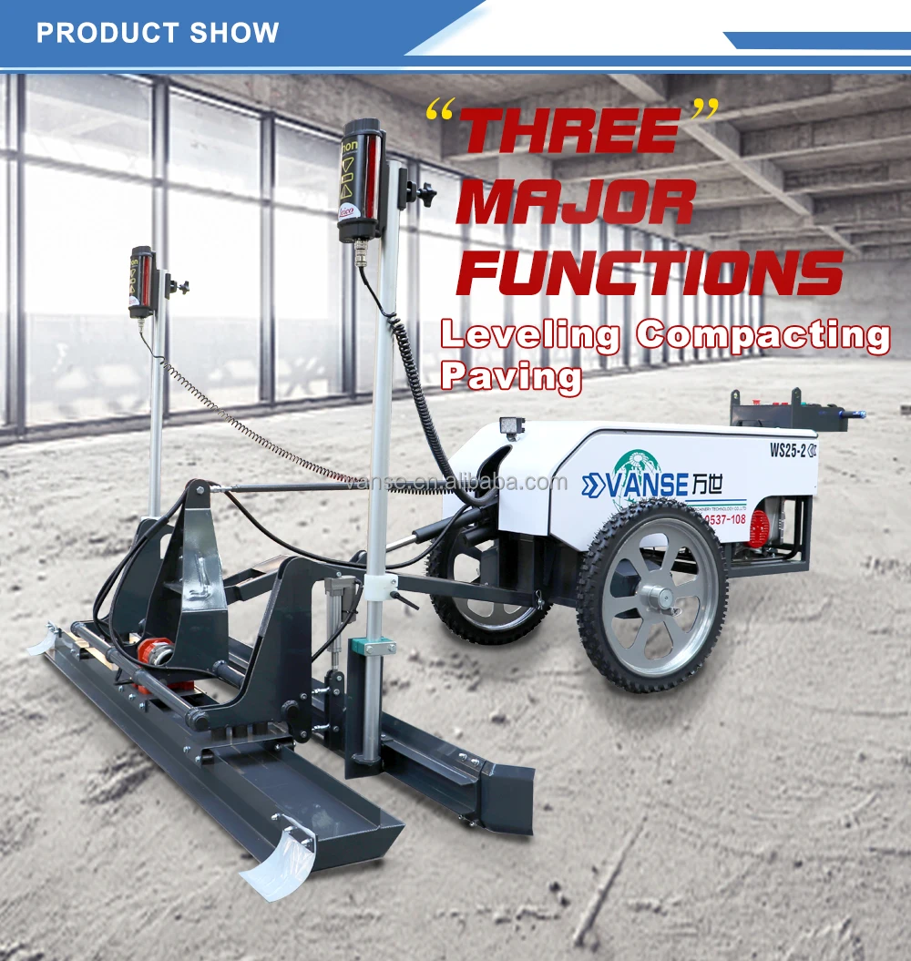 Vanse Ws25-2 Automatical Concrete Laser Self Levelling Screed Machine ...