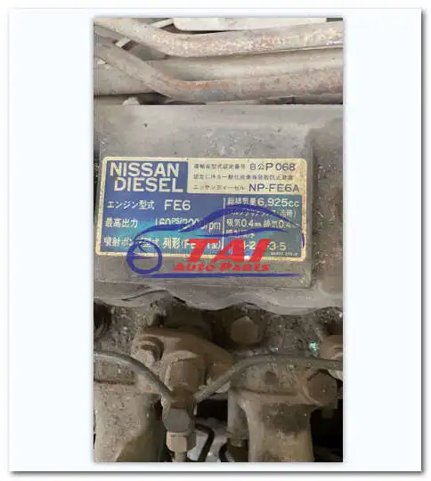 Fe6 Engine Original Japanese Diesel Engine 12v 24v Fe6 Fe6t For Nissan ...