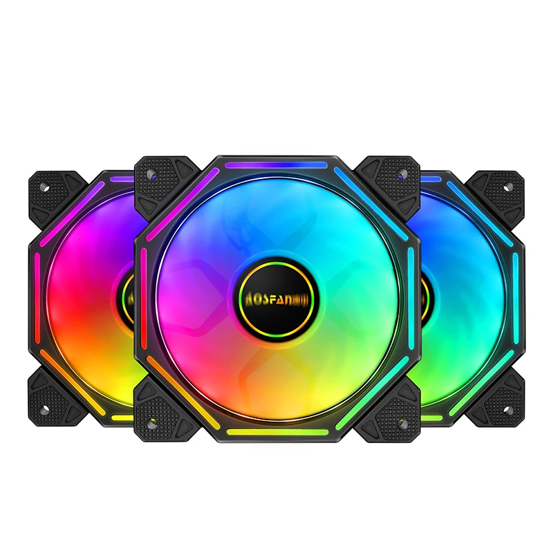 Magic Mirror Argb Chassis Fan Desktop Computer Illusion Heat Sink ...