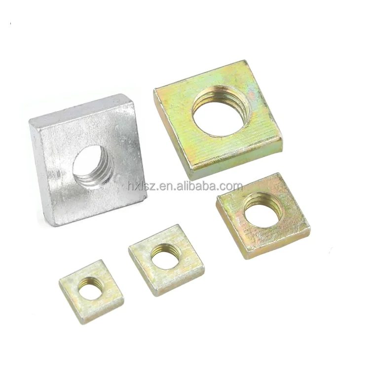 Din798 Din 562 Din557 M1.6 M2 M3 M4 M7 M8 M6 M5 Stainless Steel Thin Square Nut - Buy ...