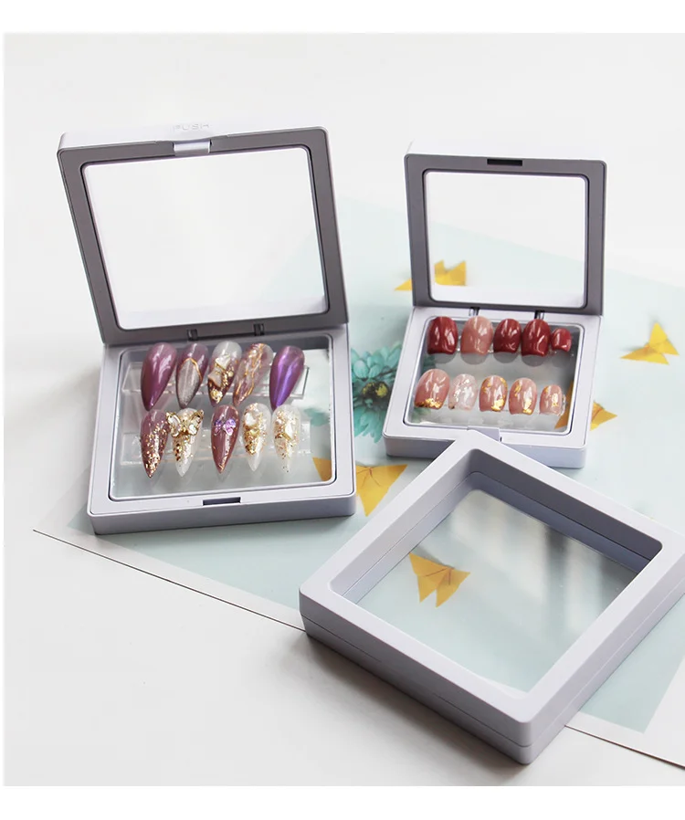 Wholesale Press-on Nail Packaging Boxes Abs Soft Gel Nail Tips Full ...